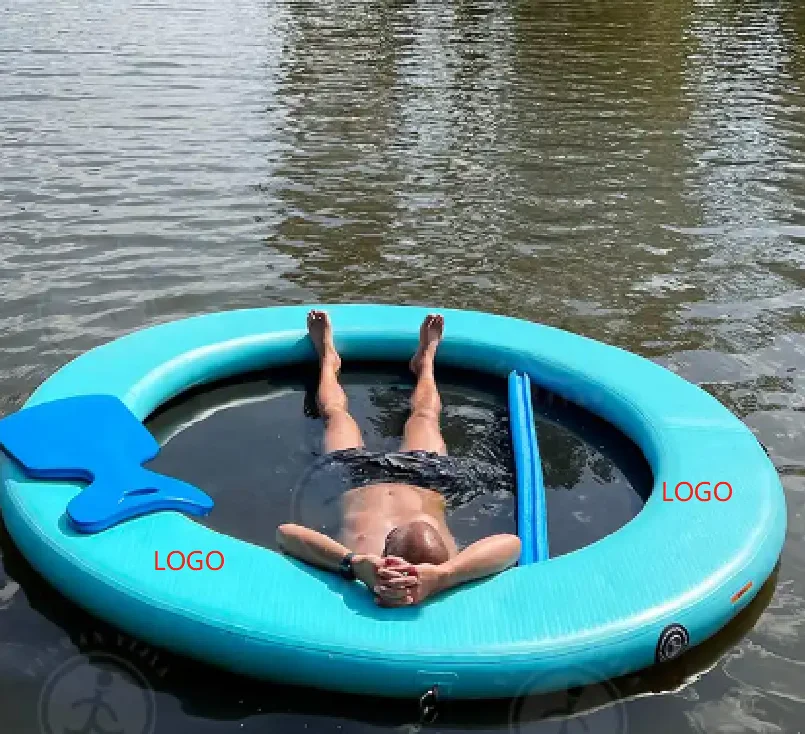 Custom Inflatable Water Hammock Floating Lounger Pool Portable Floating ...