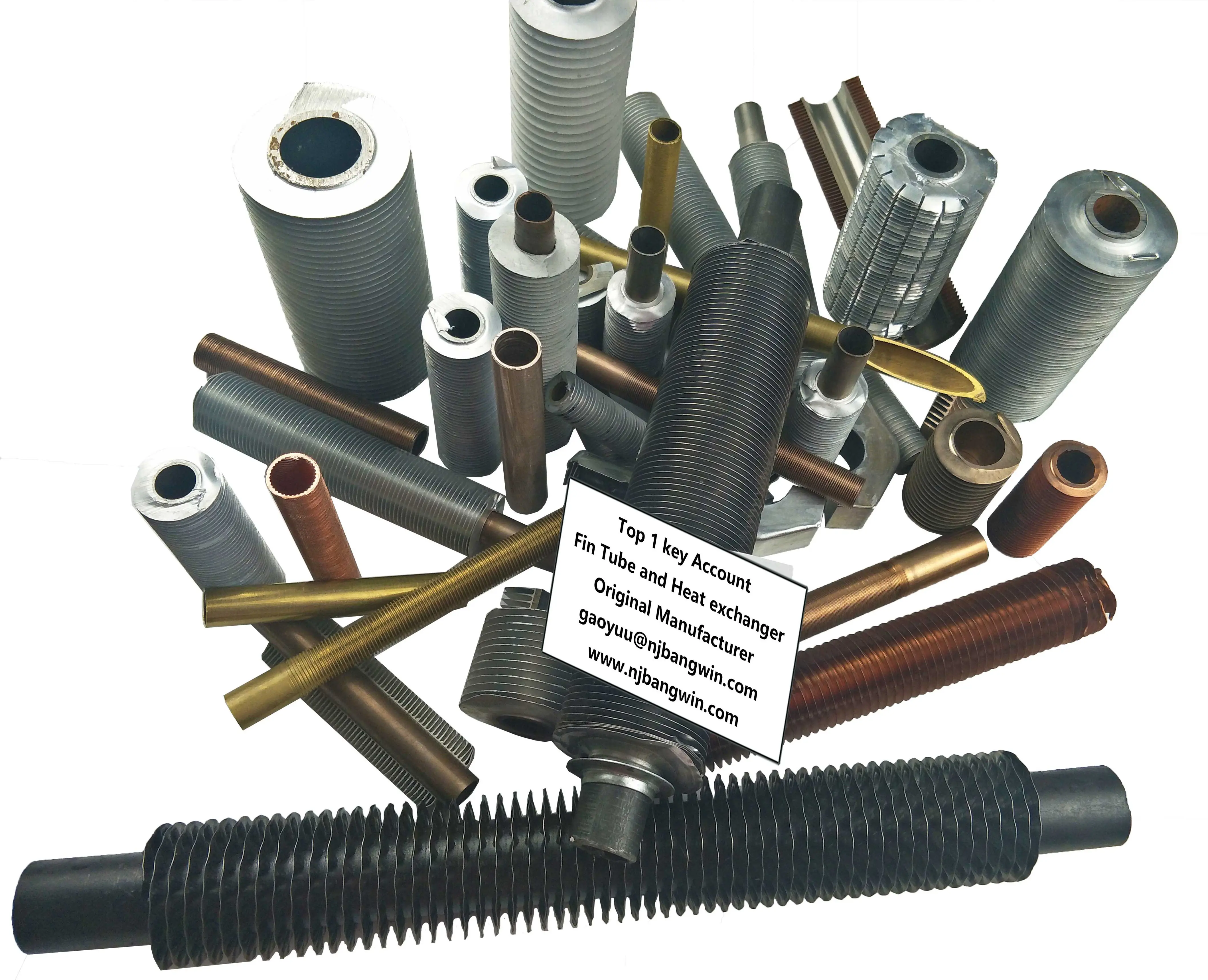 Welded Spiral Serrated Finned Tube/tubing Air Heat Exchanger - Buy ...