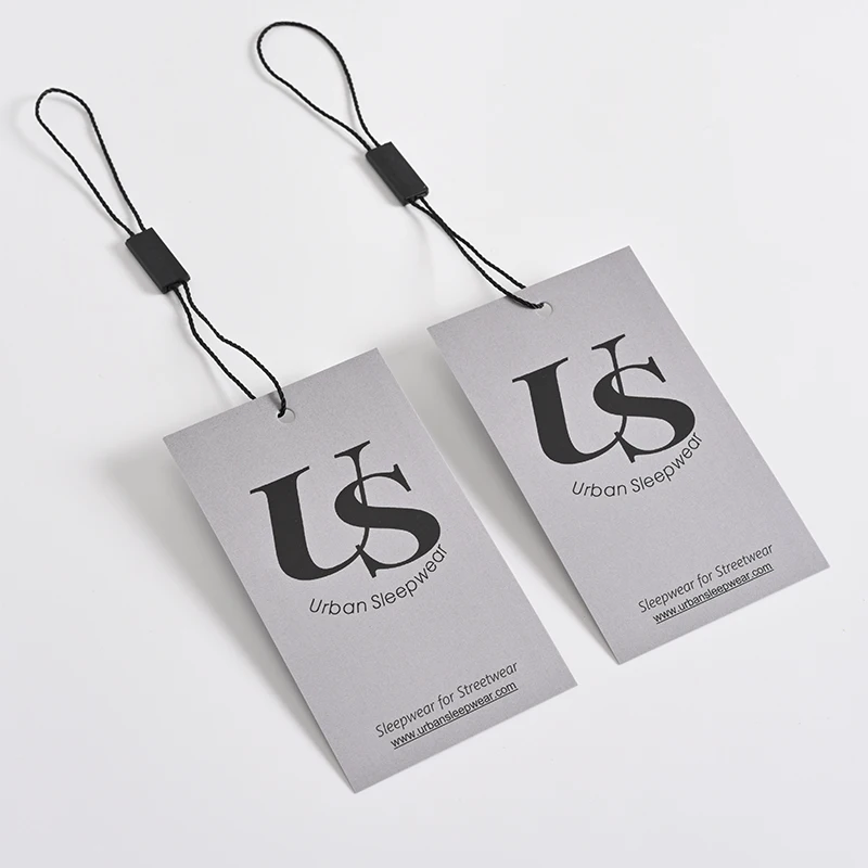 Custom Luxury Garment Swing Tags Own Logo Clothes Label Print Name Logo ...