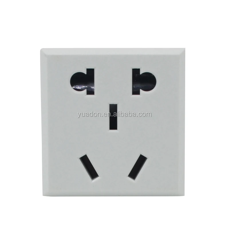 Us Eu Chinese Female Socket 5 Pin Electric Power Snap-in Socket - Buy ...