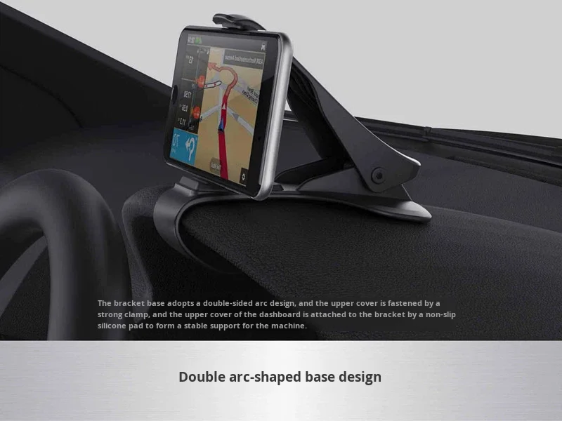 Car Dashboard Phone Holder Direct View Center Console Universal ...