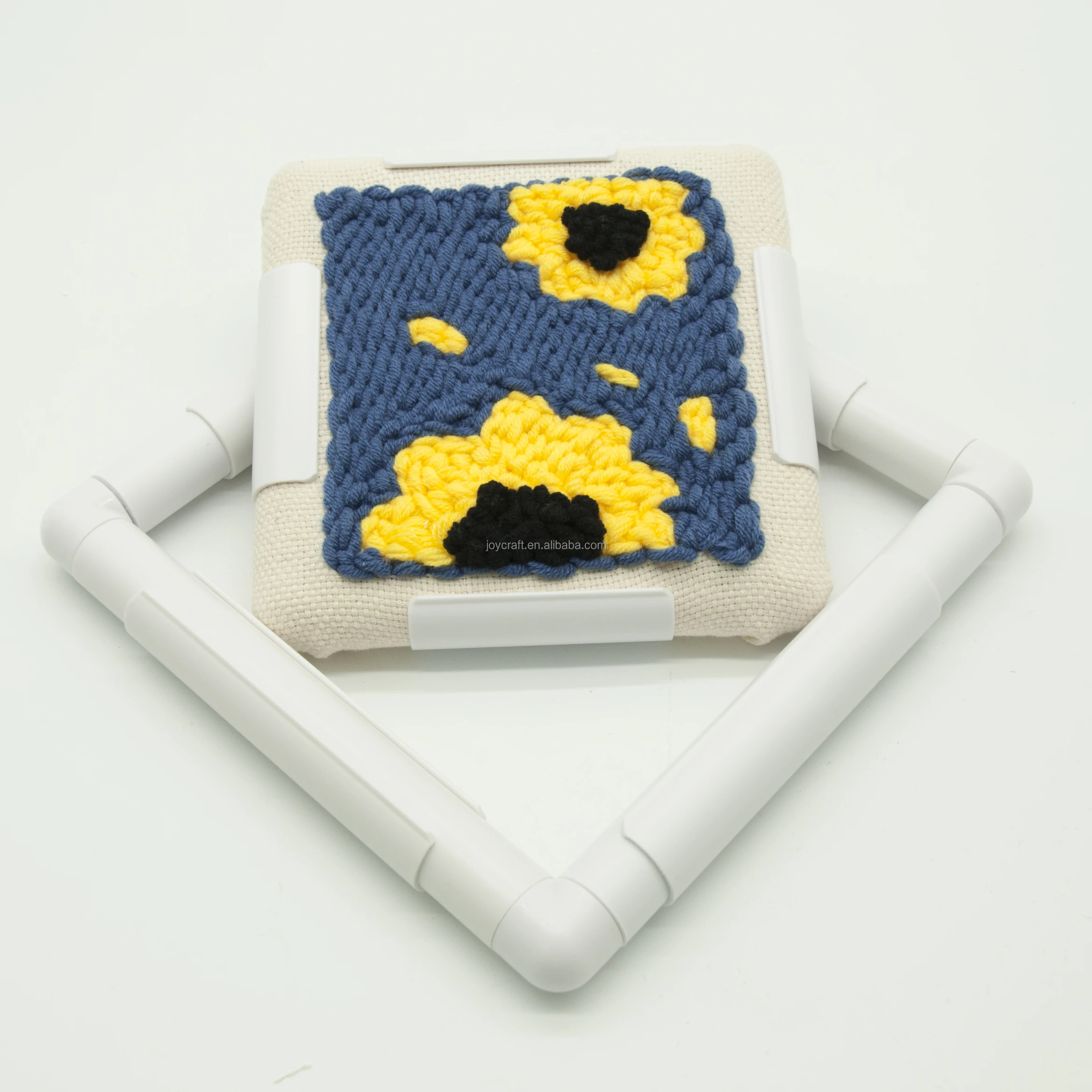 Plastic Cross Stitch Frame - Square Embroidery Hoop