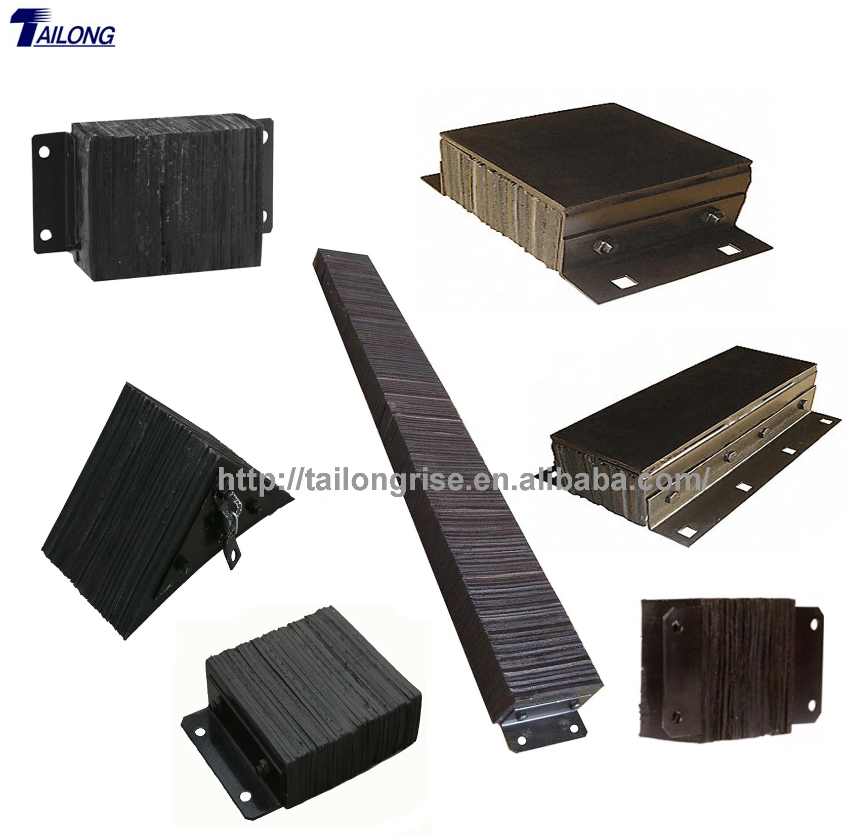 Rubber Laminated Dock Bumper Loading Safety Flat On One Side Model 1014 ...