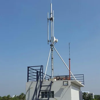 Monopole Self Supporting Tower Telecommunication/telecom/gsm Antenna ...