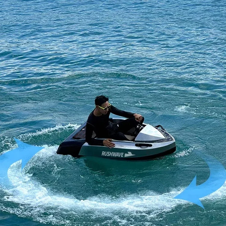 Electric Jet Boat Water Park Facilities Aluminum Kart Boat Mini Water ...