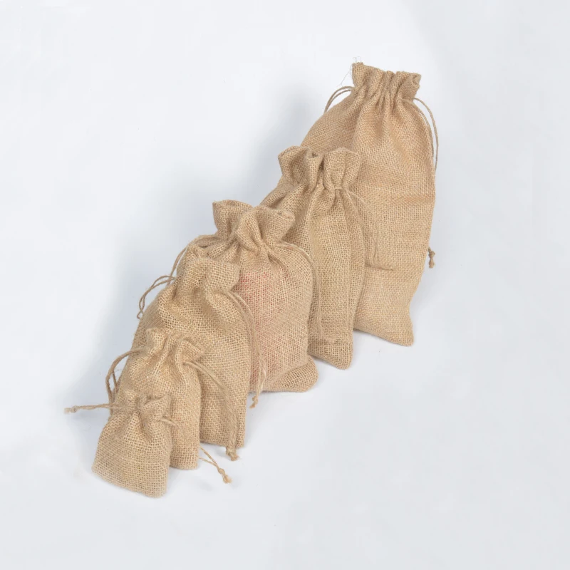 Eco-friendly Jute Bags for Coffee Beans and Gift Packing