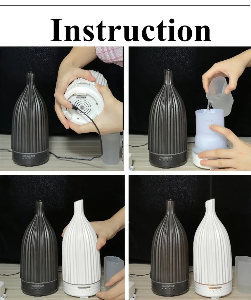 Stone Essential Oil Diffuser,Ceramic Hand-crafted Ultrasonic ...