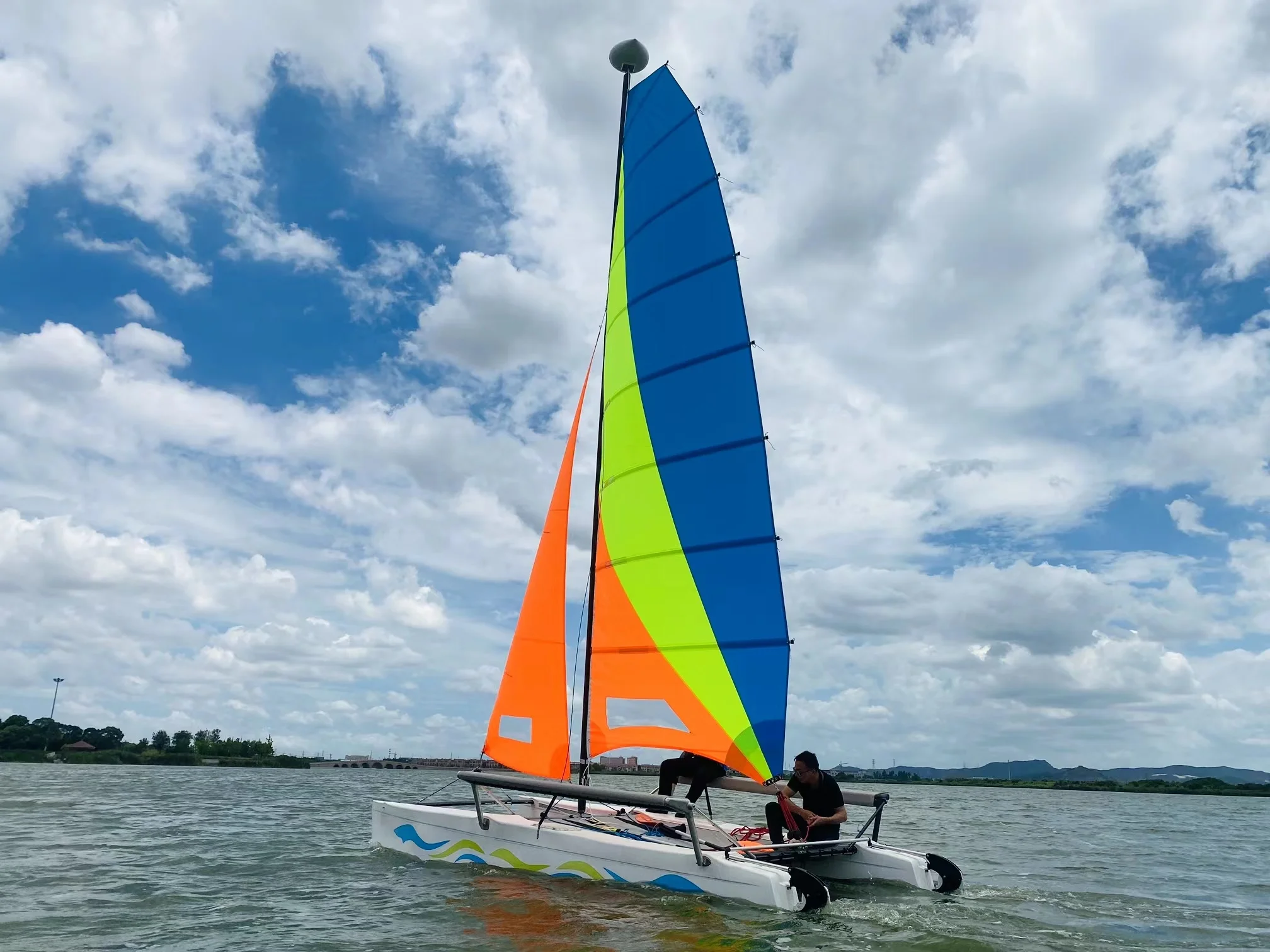 New Coastal Sailing Catamaran Boat for 6 Passengers - OEM