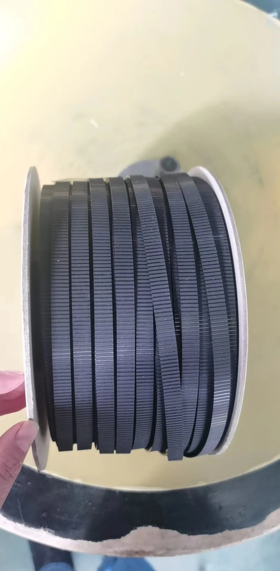 Glydea Curtain Track Black Belt 10.5 Mm For Transmission For Somfy ...