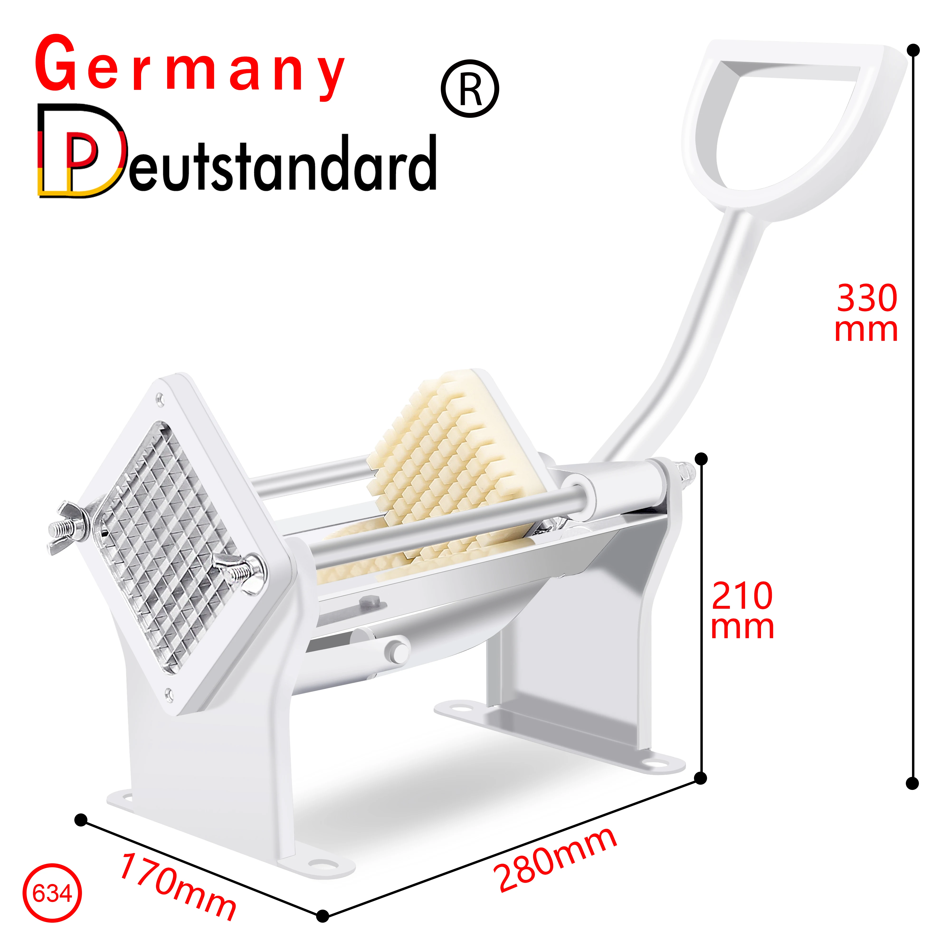 Deutstandard French Fries Cutter - Adjustable & Sustainable