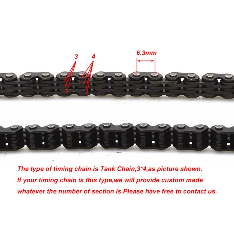 Motorcycle Timing Chain Silent Cam Chain For Honda Dio Vision 110 ...