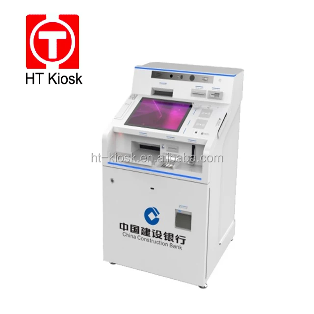 Bank Smart ATM Kiosk Multi-Function Payment Kiosk for Card Apply Cash ...