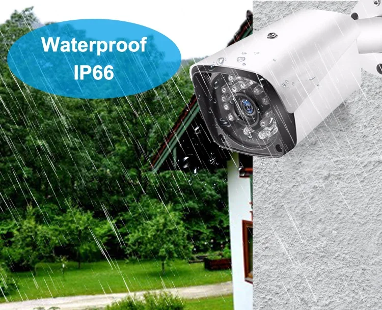 CCTV Camera Kit 4CH Full HD Outdoor Waterproof DVR System