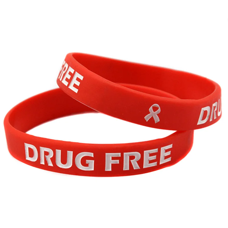 50pcs Drug Free Silicone Wristband For Advertising Gift - Buy Silicone ...