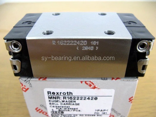 REXROTH R162222420 Linear Ball Rail Linear Bearing Blocks Rail 25mm MNR ...