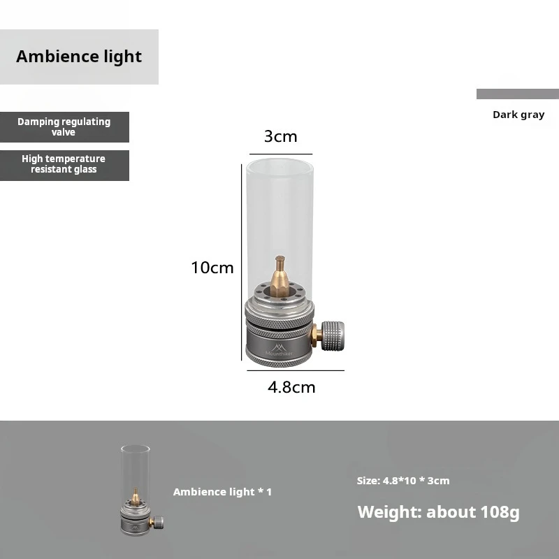 Vintage Gas Lamp - Perfect for Outdoor Glamping Atmosphere