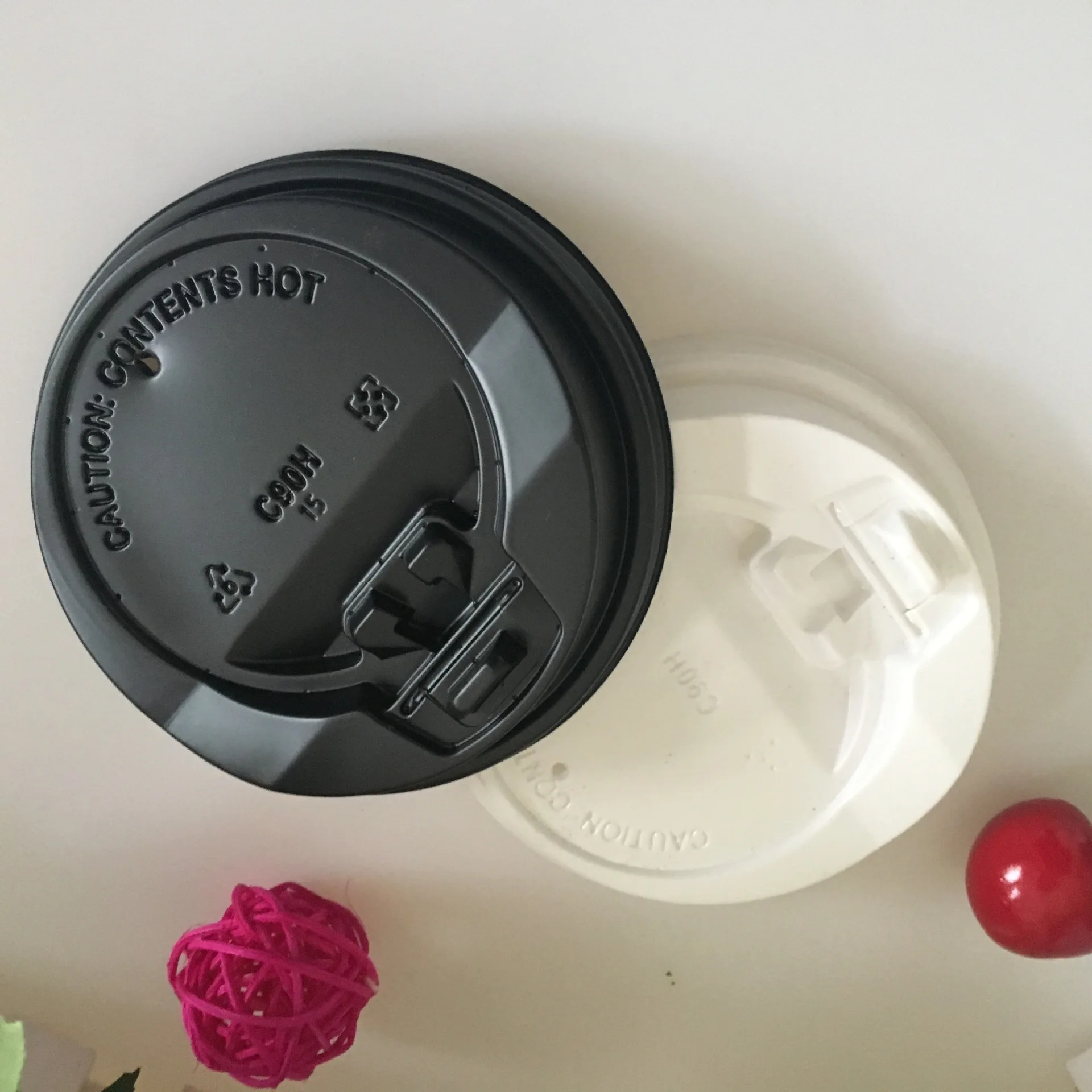 Disposable Recyclable PET Plastic Cup Covers & Coffee Lids 80-98mm ...
