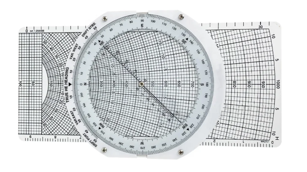 Circular Flight Computer - Aviation Plotter Training Tool