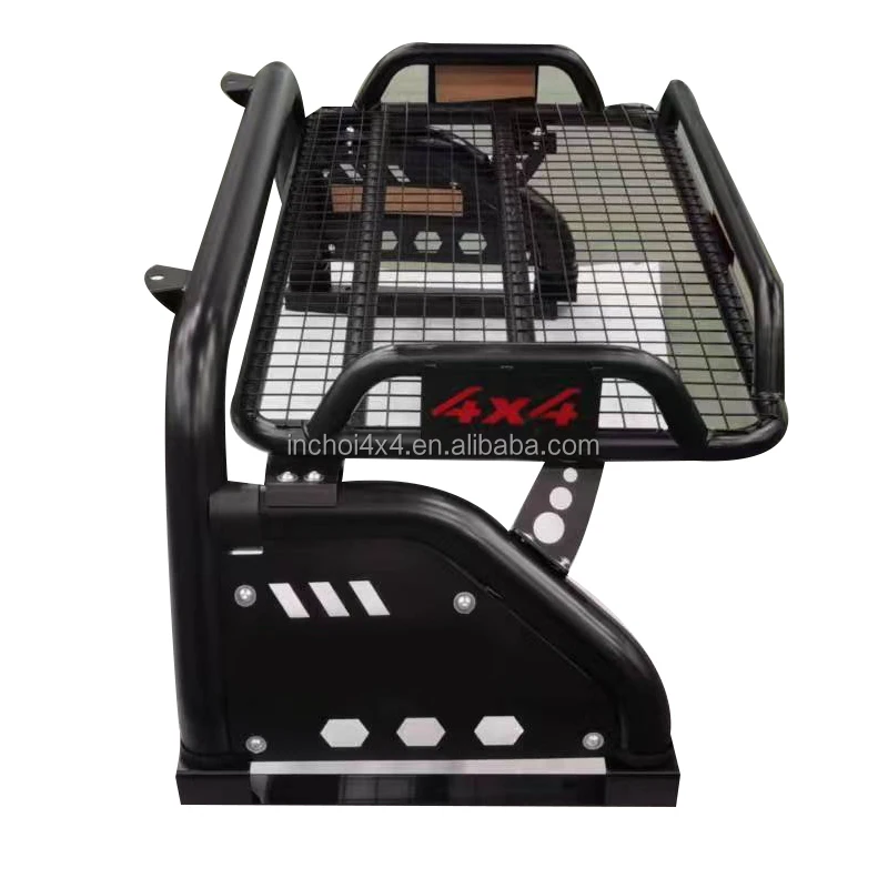 Custom Auto Parts Sport Roll Bar 4x4 Pickup Black Steel Roll Bar ...