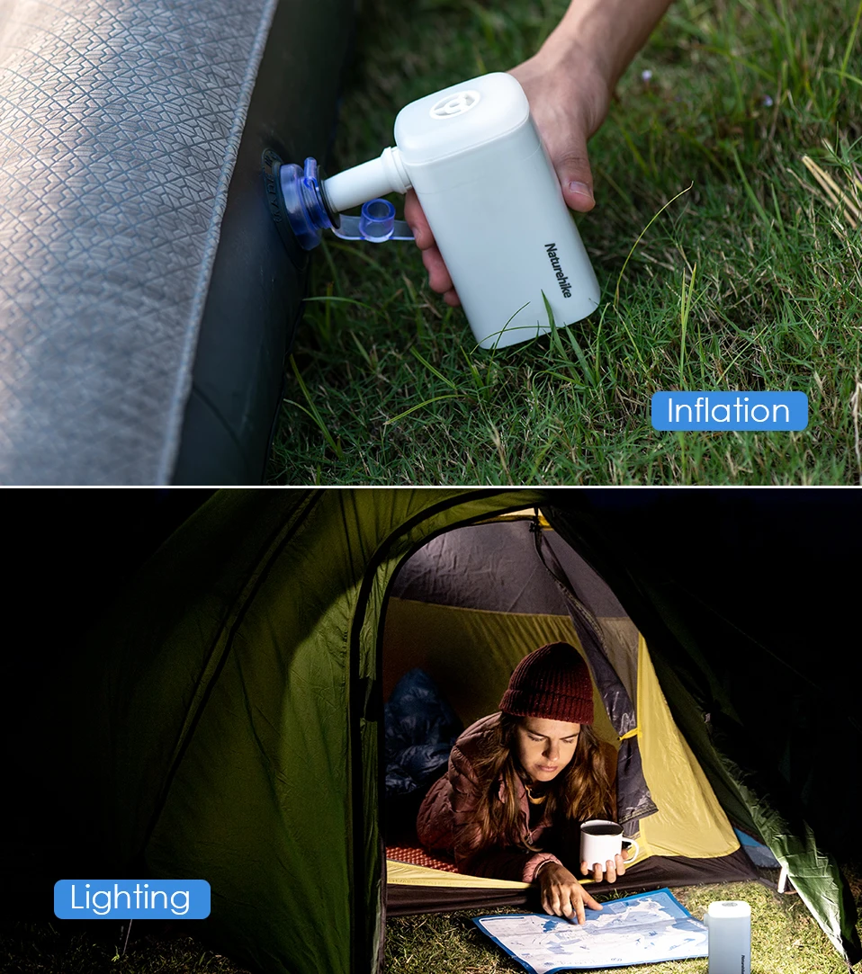 Naturehike Portable Air Pump - Inflate Your Camping Mattress