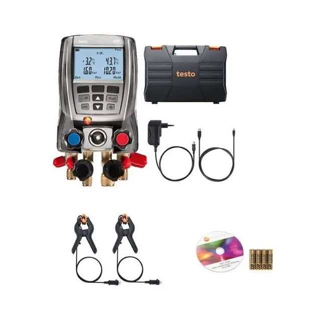 Testo 570 4-valve Digital Manifold Kit With Data Logging - Buy Testo ...