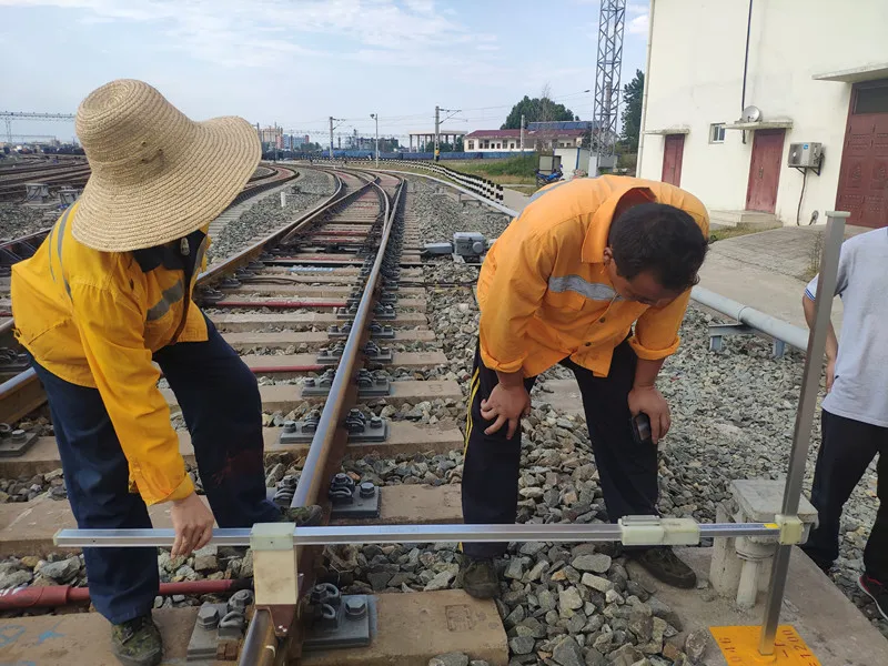 Railway Caliper L Shape Track Gauge Ruler for Railroad Measuring ...