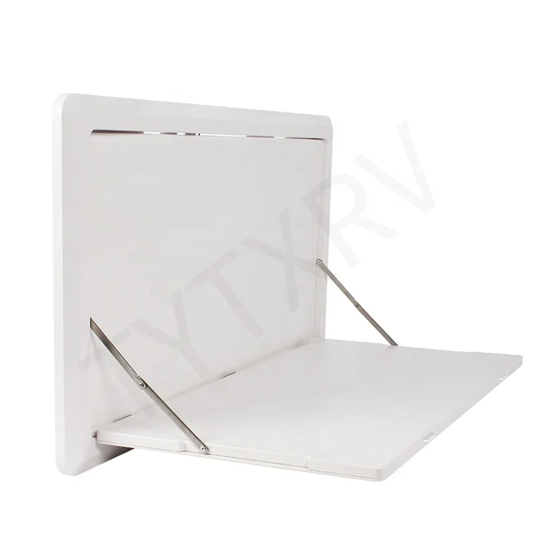 Heyrv Foldable White Motorhome Dining Table External Side Mount Camper ...