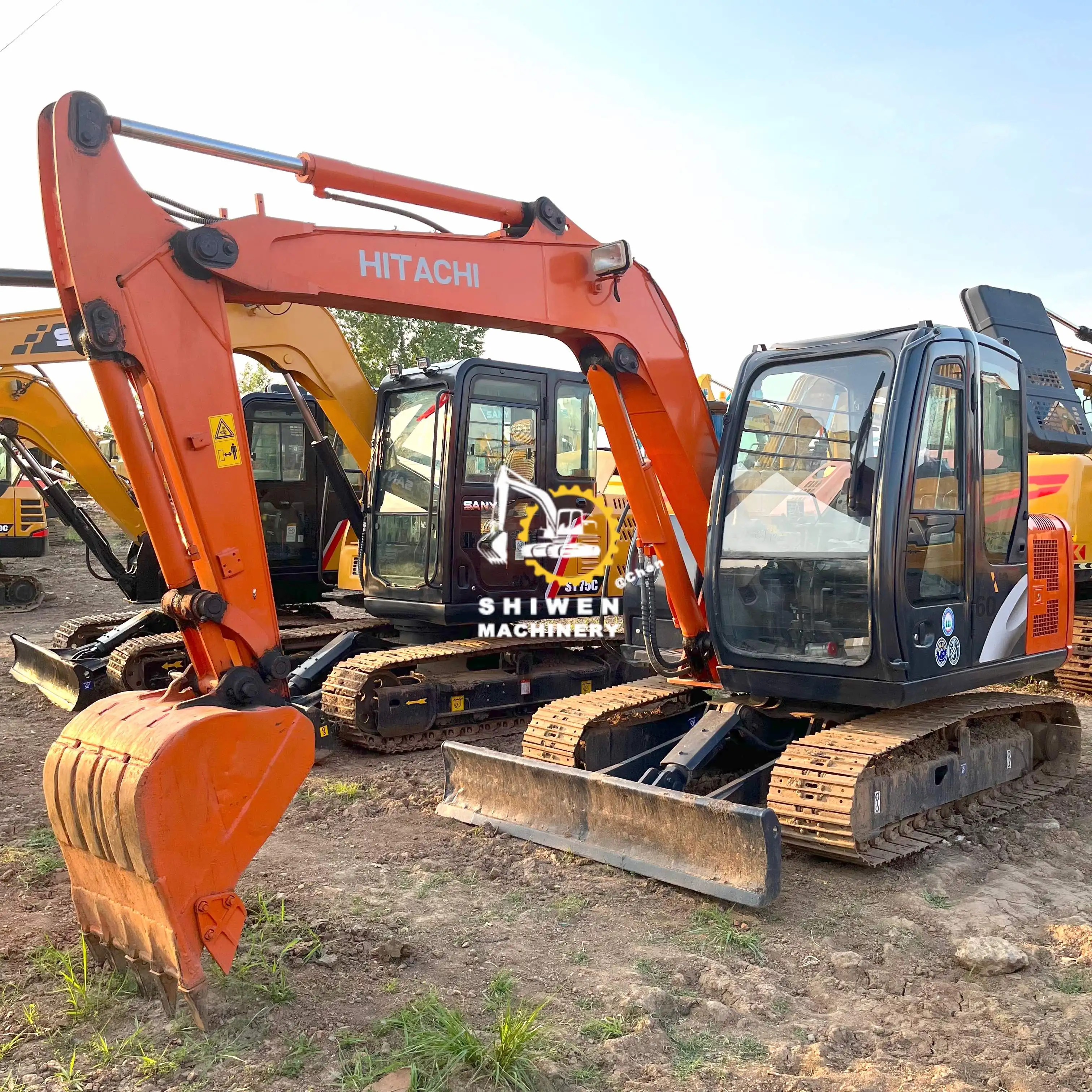 Mini Excavator Hitachi Zx60 With Dozer Blade,Used Hitachi Digger ...