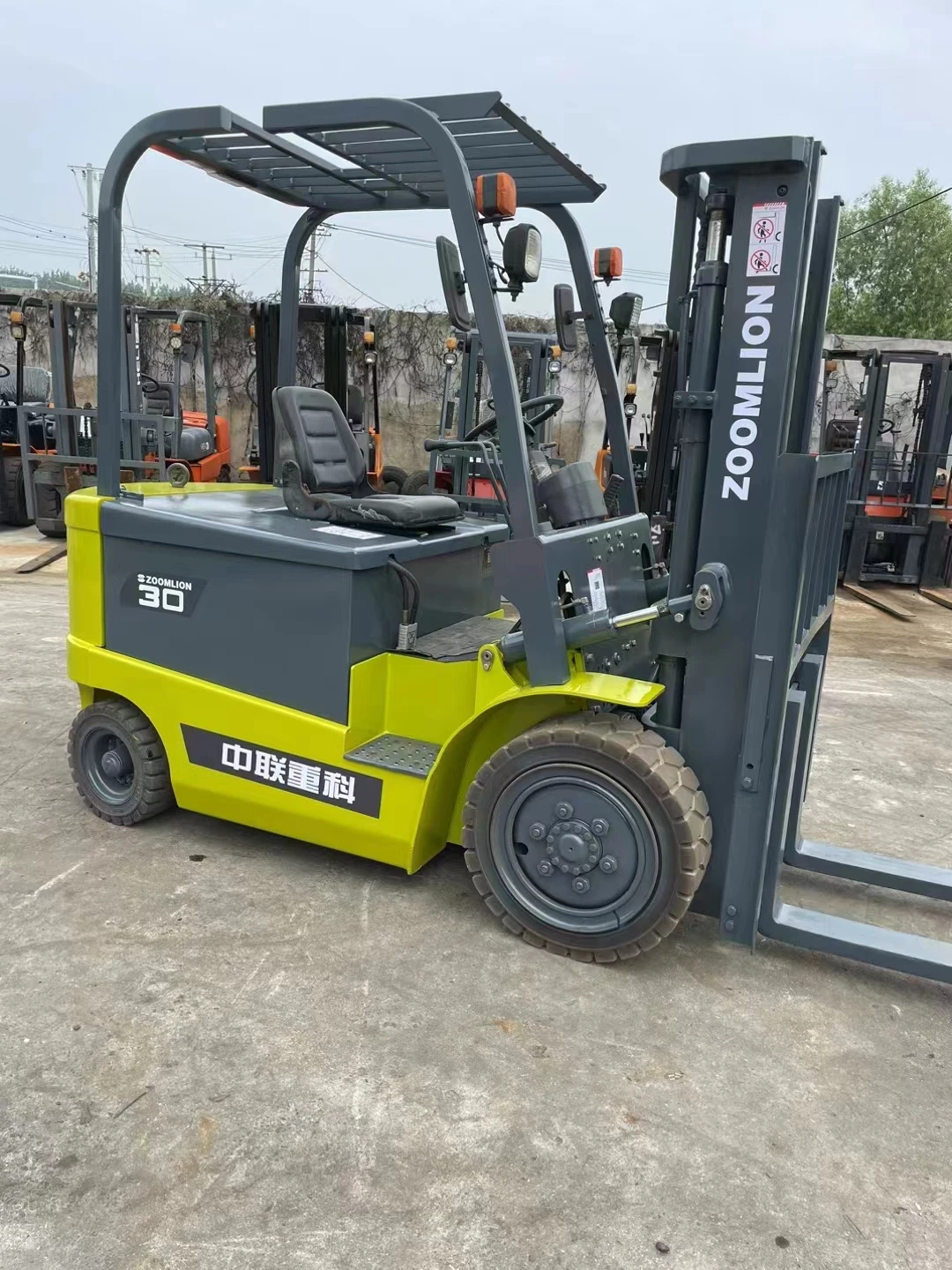Zoomlion Factory Diesel Forklift 3ton 3.5ton Japan Engine Container ...