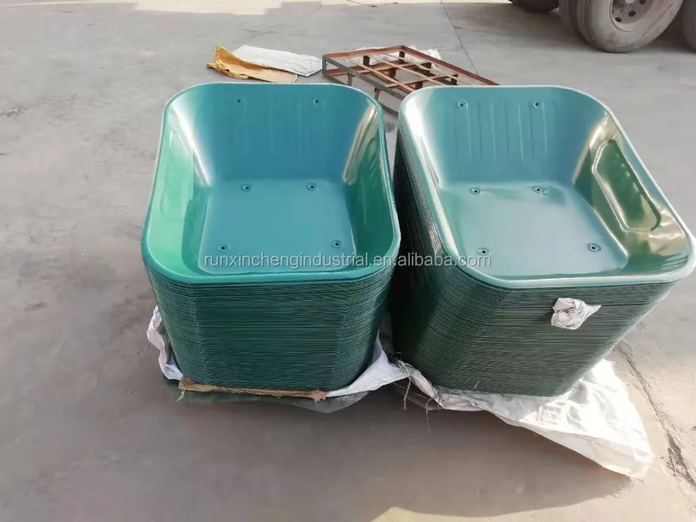 Heavy Duty Galvanized Tray Wheelbarrow - 8cuft Capacity