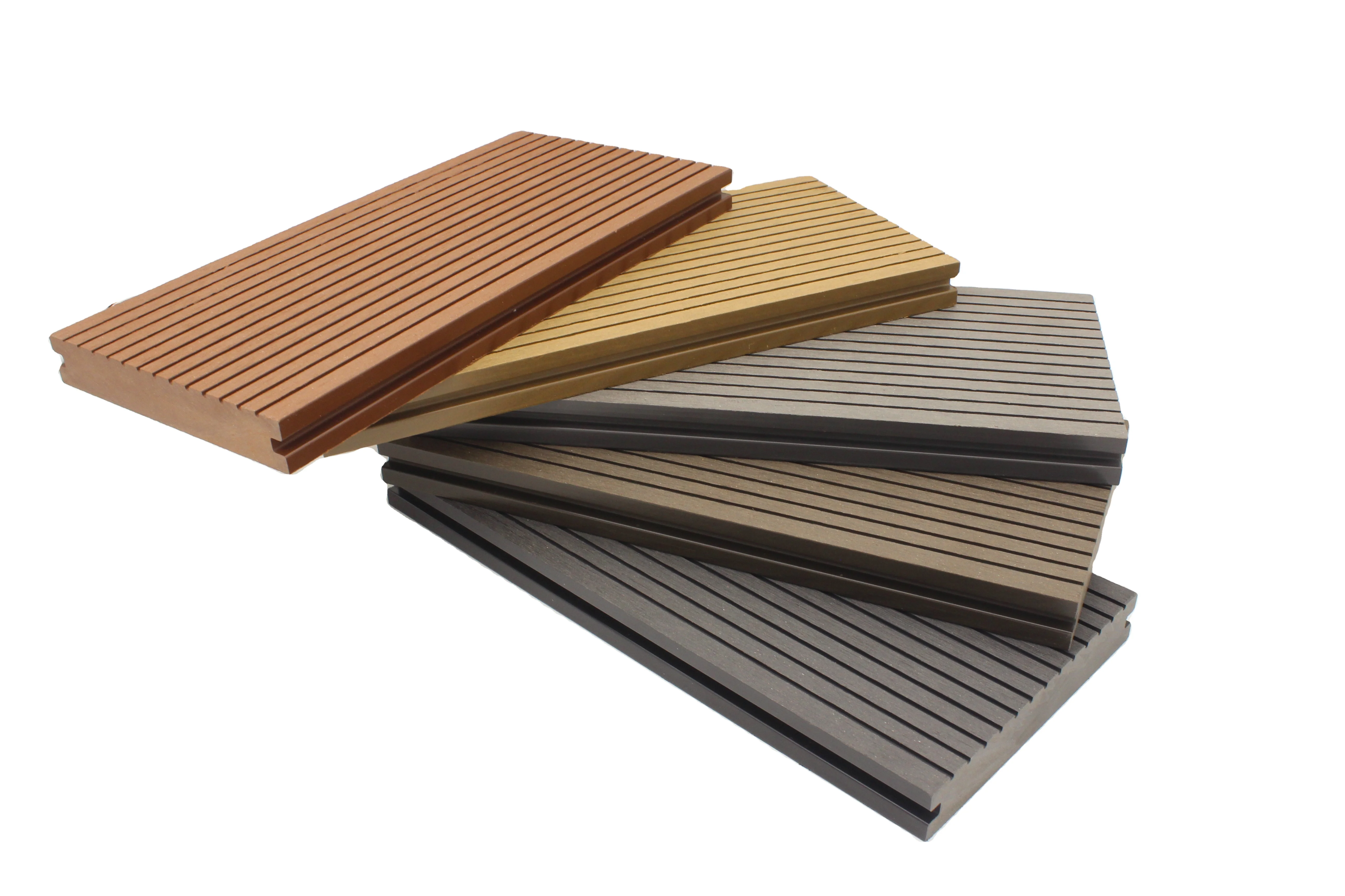 Veranda Solid WPC Terrace WPC Flooring Capped Wood Fiber Waterproof ...