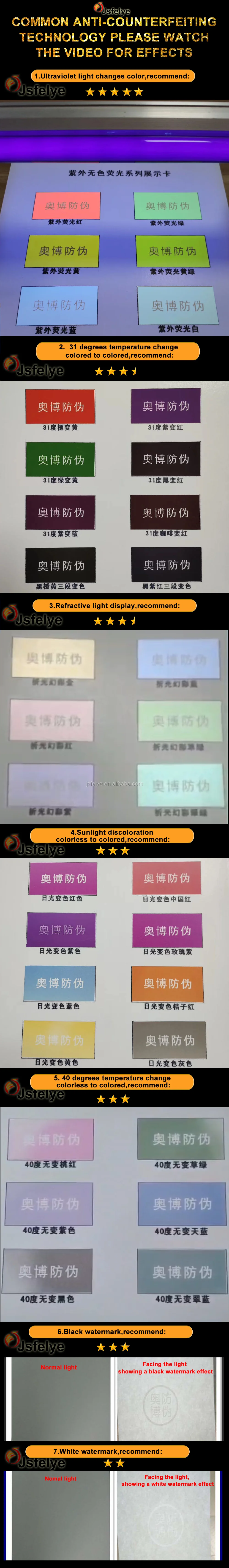 Perforated Line Watermark Paper Ticket In Booklet Printing - Buy ...