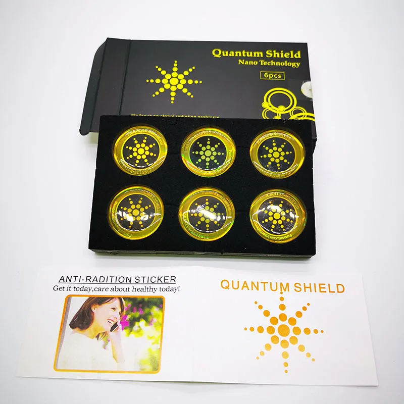 2025 Quantum Shield Gold Round Household Appliance Stickers Phone ...