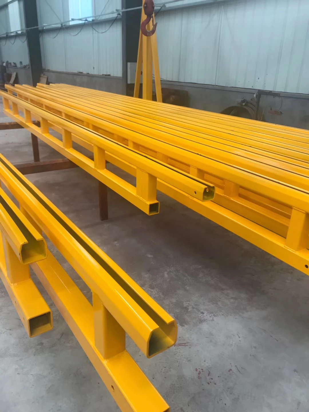 Accessories Fall Protection Big And Small Trolley For Rigid Guid Rail ...