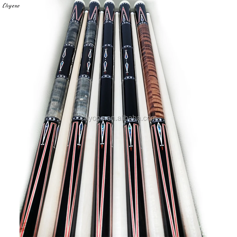 Chyone 12mm Points Inlay Dyed Curly Maple Diamond Ring