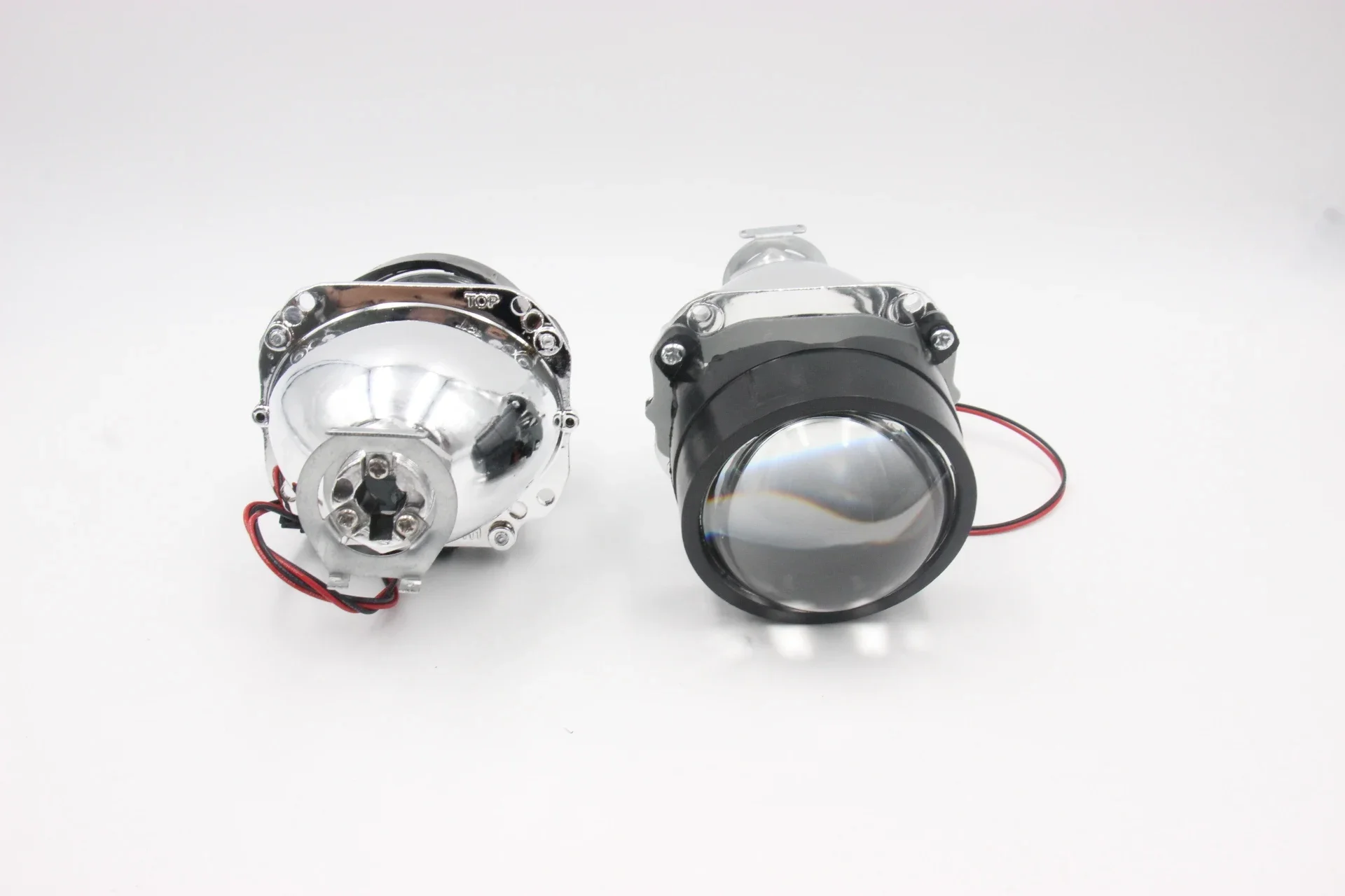 A80 HID Bixenon Projector Headlight Lens LED Angel Eye Light H1 Super ...