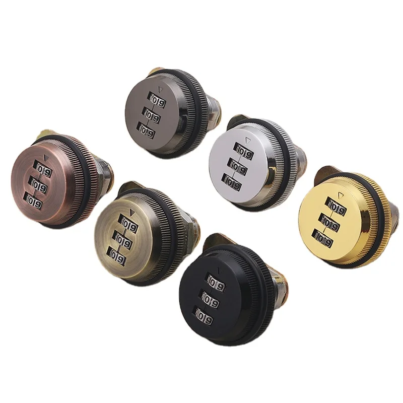 Ms7100z Zinc Alloy 3 Digit Furniture Cabinet Combination Cam Lock Small ...