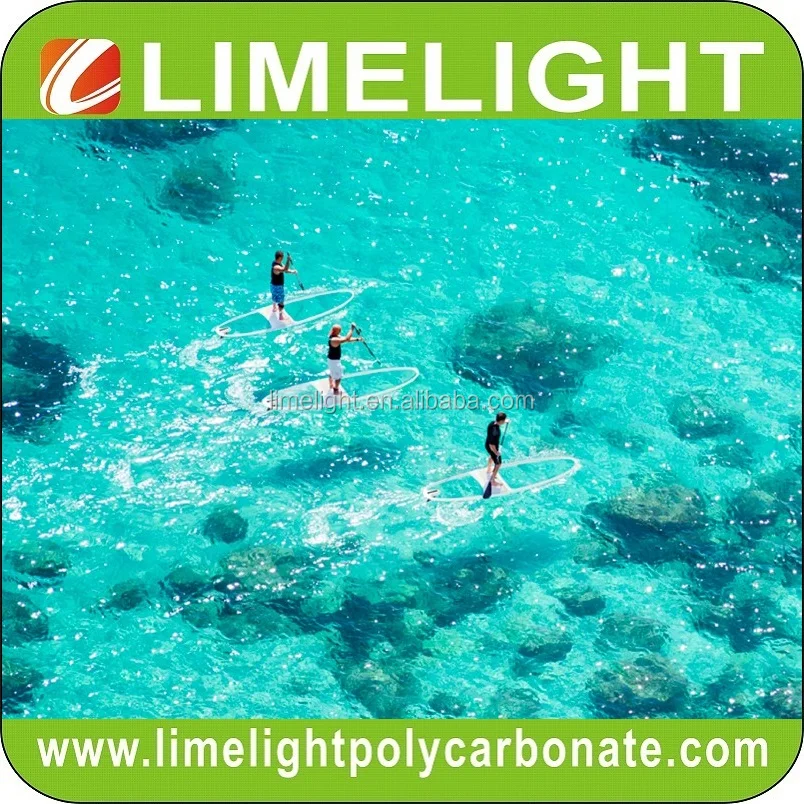 Clear SUP Paddle Board - Transparent Stand up Board