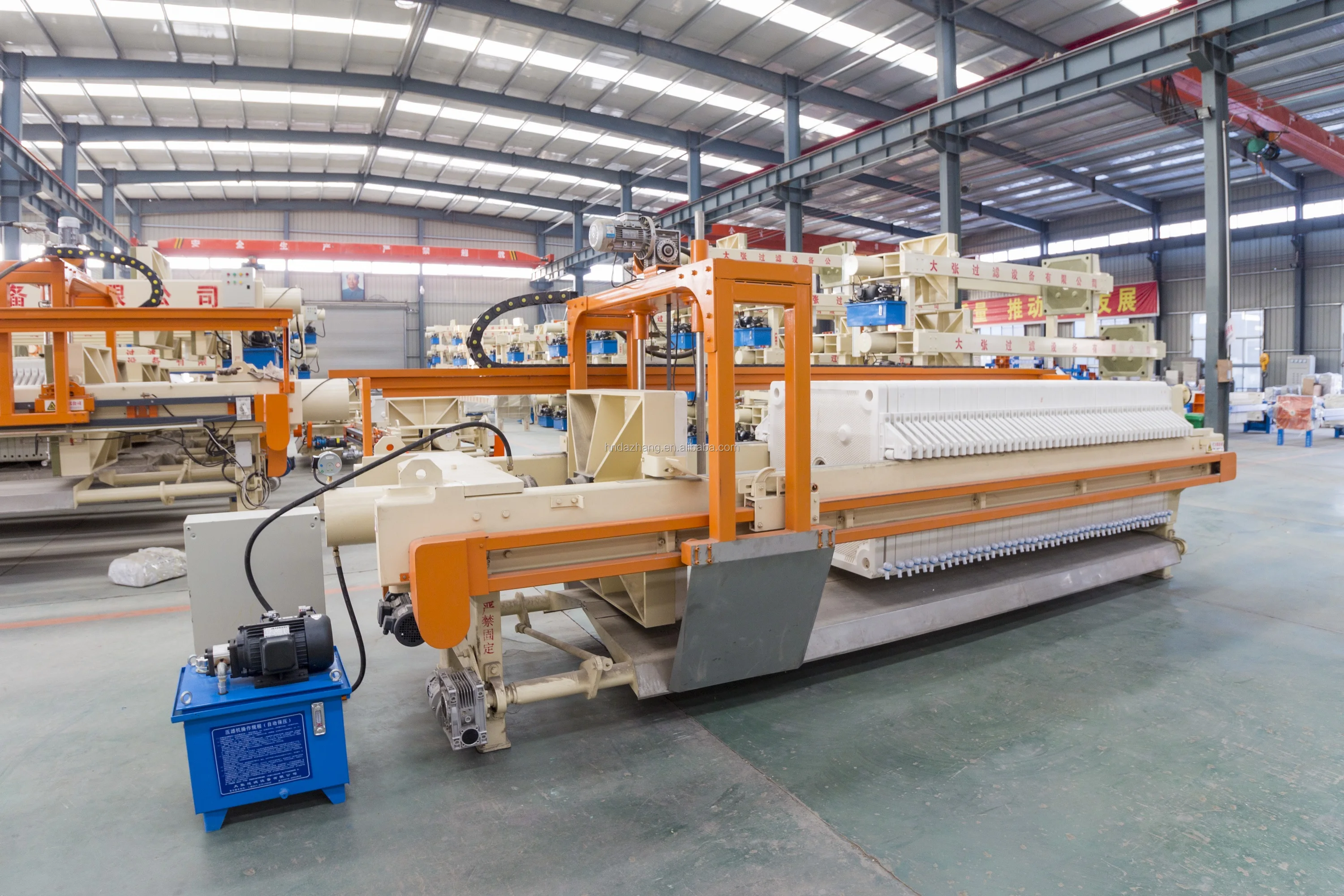 Hydraulic Closing Automatic Cake Discharging Automatic Cloth Cleaning ...