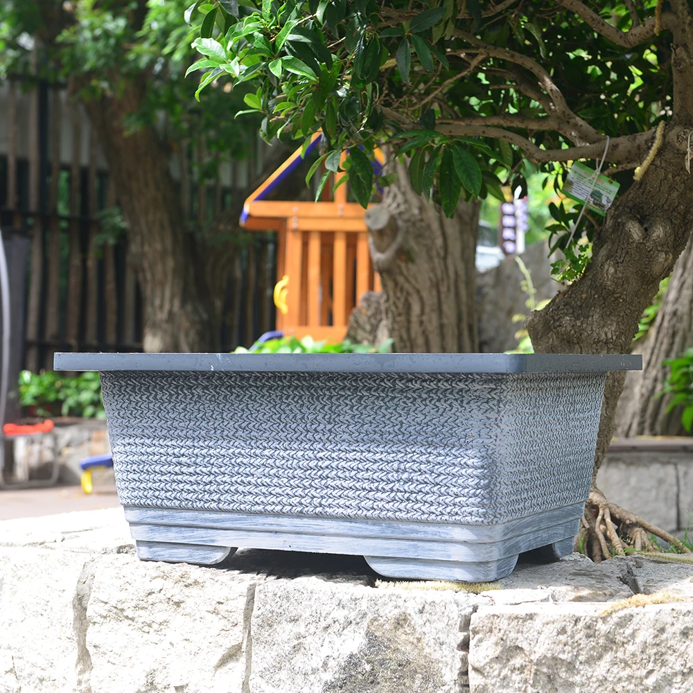 New Bonsai Pots Thickened Plastic Stable Chinese Style Stone Like Tree ...