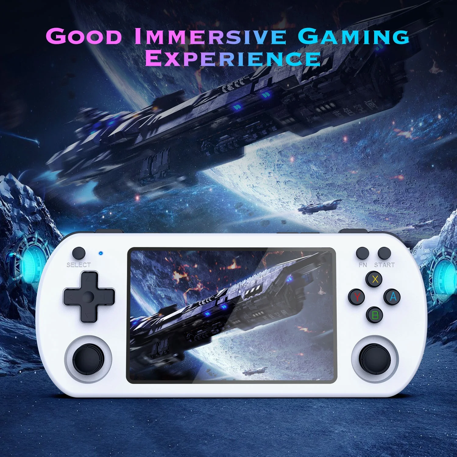U8 Handheld Game Console - 64GB Memory, Wi-Fi, Retro Games