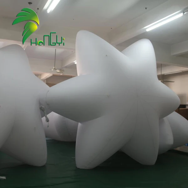 Hongyi Inflatables Custom Inflatable Star Shape Inflatable Led Balloon ...