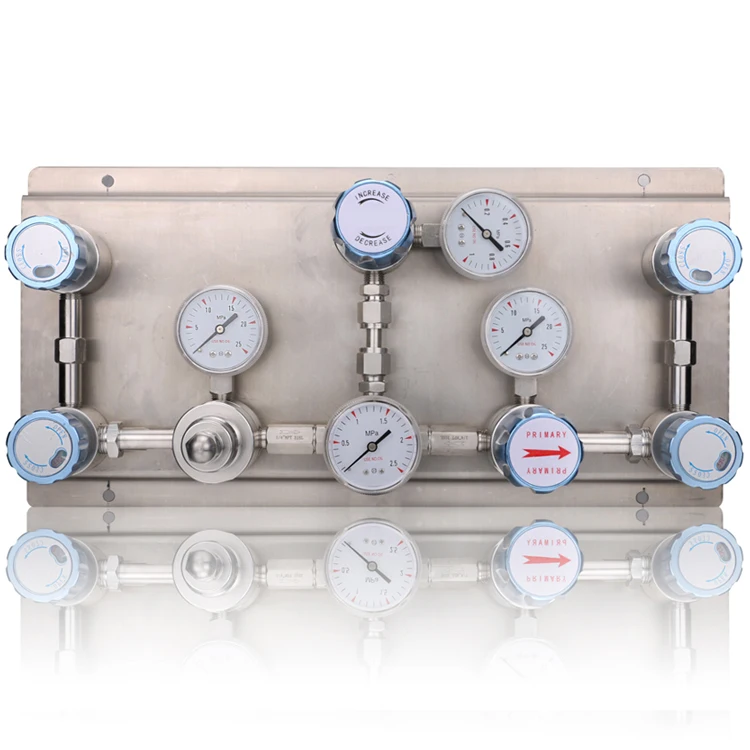 Pressure Regulator Panel System for Gas Supply Manifolds