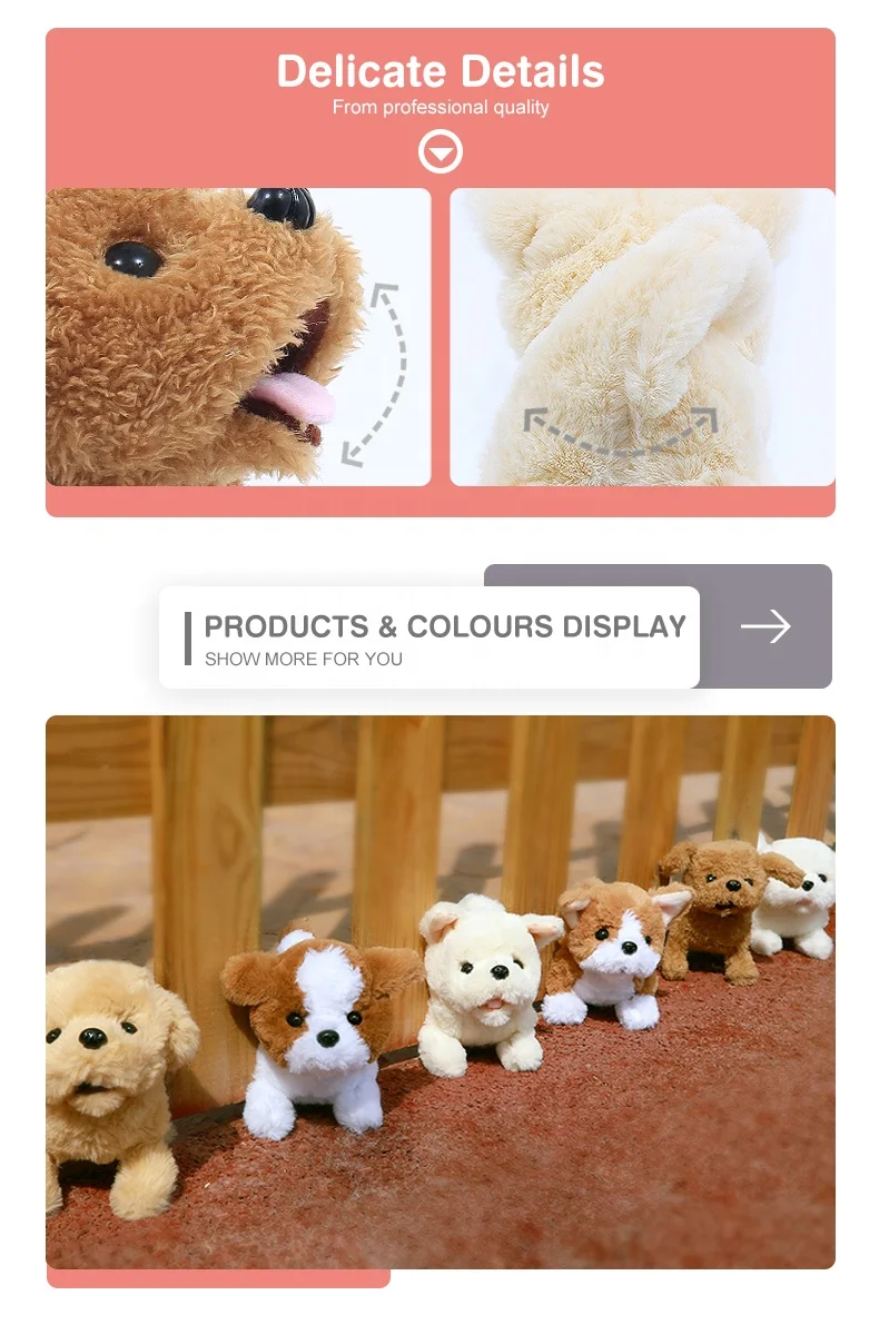 Cuddly Family Puppy Pet Toy - Realistic Plush Dog for Kids