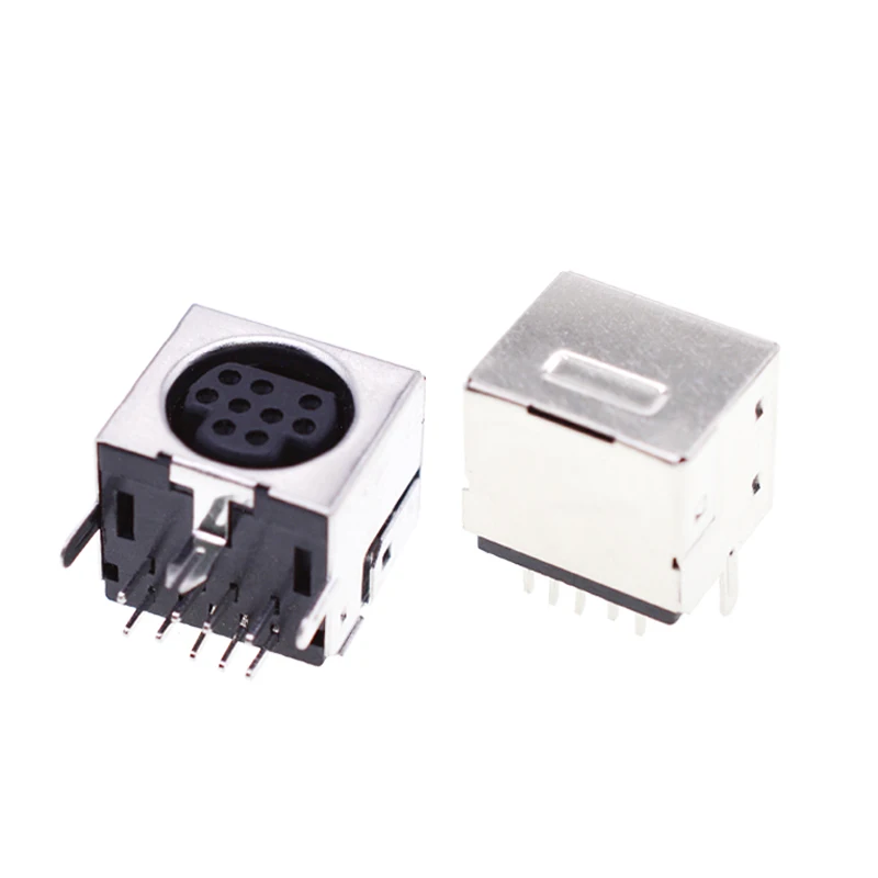 Din-903 Ps2 Socket Circular Din Jack Connector 9pins Contact Cores Mdc ...