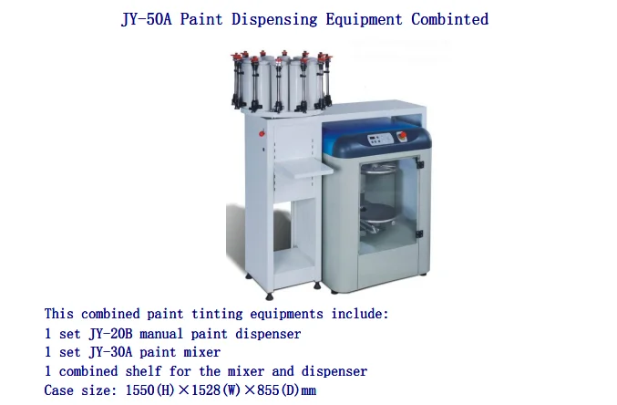 Automatic Paint Mixer And Manual Colorants Paint Color Tinting Machine ...