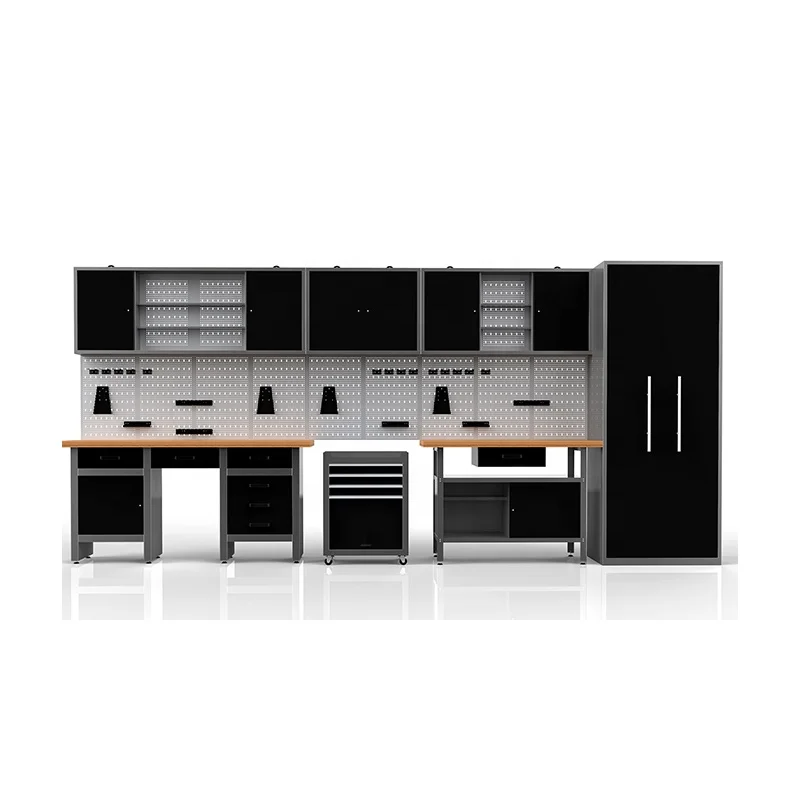 Heavy Duty Steel Drawer Workbench With Panel Economic Garage Tool ...