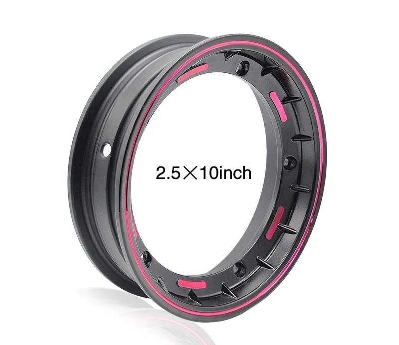 ZSDTRP Motorcycle Frame Assembly F/R Wheel Aluminum Wheel Rim 2.50-10 ...