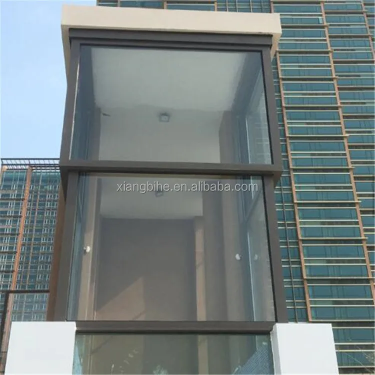 Outdoor Retractable Sash Panorama Window Electric Motorized Aluminium ...