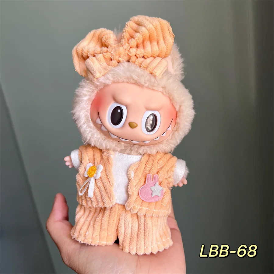 Labubu 17CM Plush Doll with Stress Relief ACG Name Demon Slayer